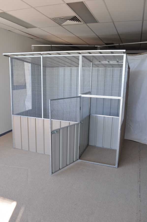 Skillion Roof Bird Aviaries - Custom Made in Australia | SteelChief