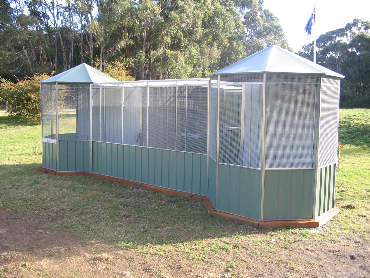 Hexagonal Bird Aviaries - Custom Made in Australia | SteelChief