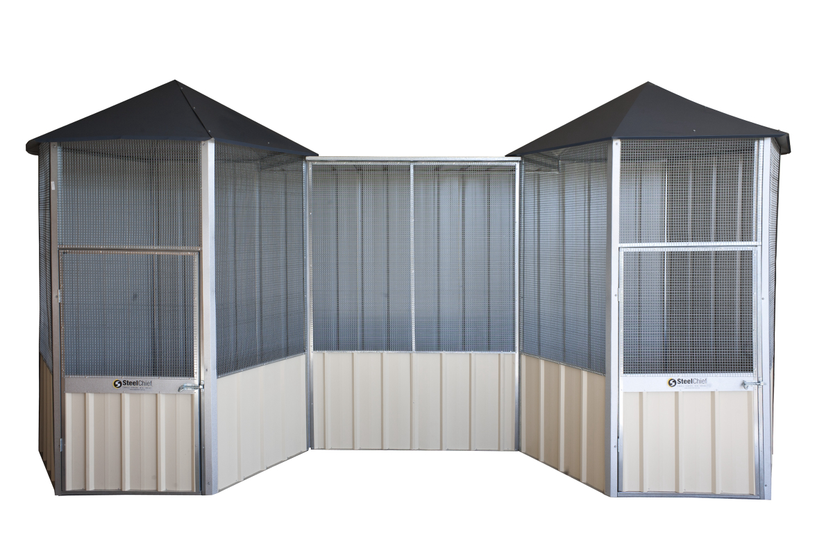 Hexagonal Bird Aviaries - Custom Made in Australia | SteelChief
