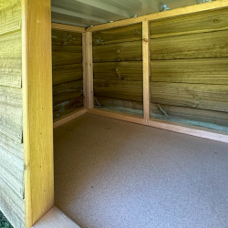 Timber Dog Kennel (Flat Roof) - SteelChief