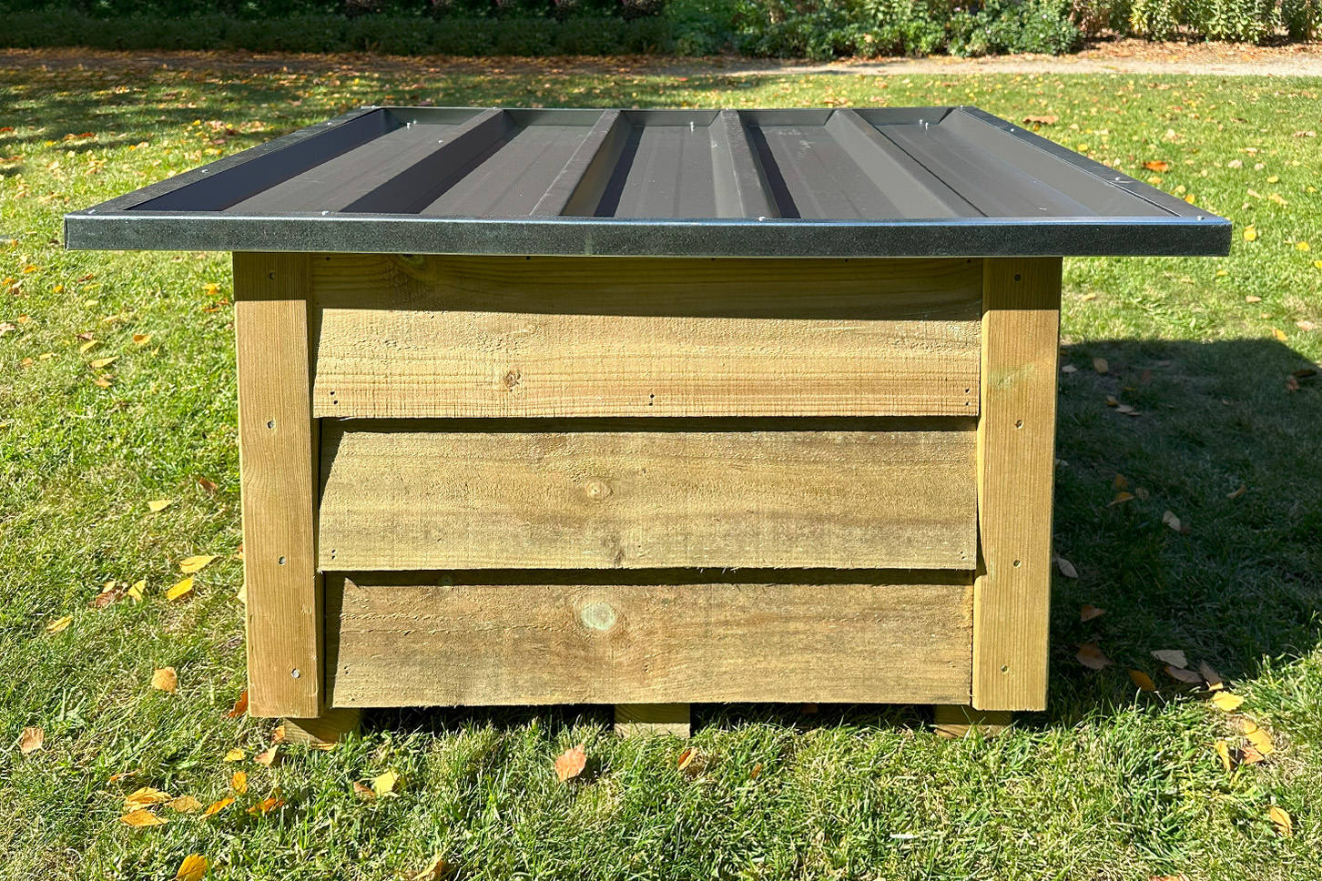 Timber Dog Kennel (Flat Roof) - SteelChief