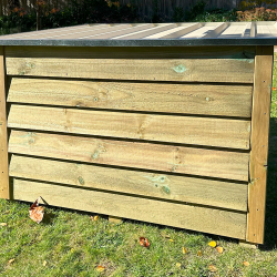 Timber Dog Kennel (Flat Roof) - SteelChief