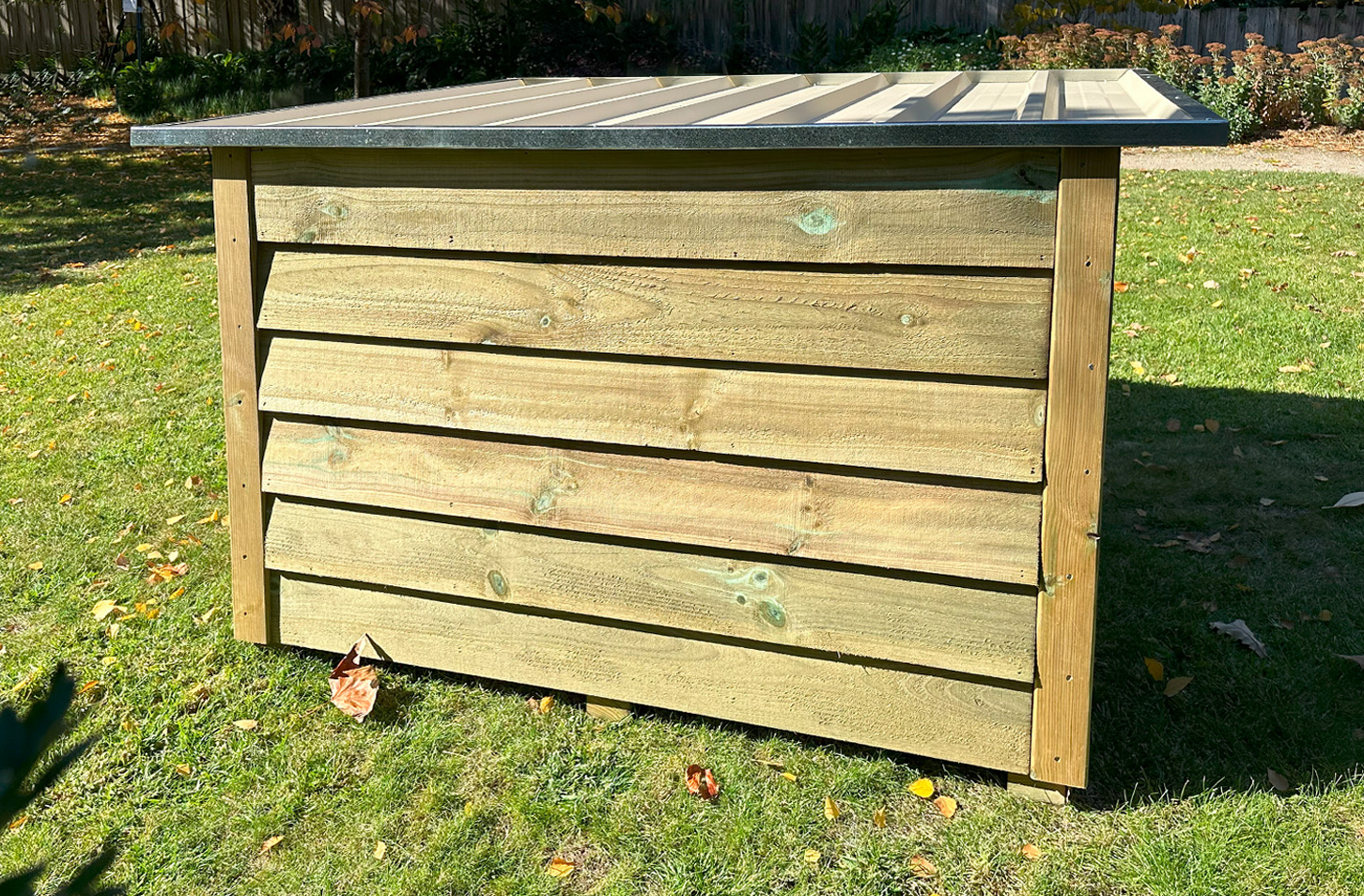 Timber Dog Kennel (Flat Roof) - SteelChief