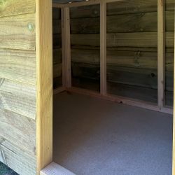 Timber Dog Kennel (Flat Roof) - SteelChief