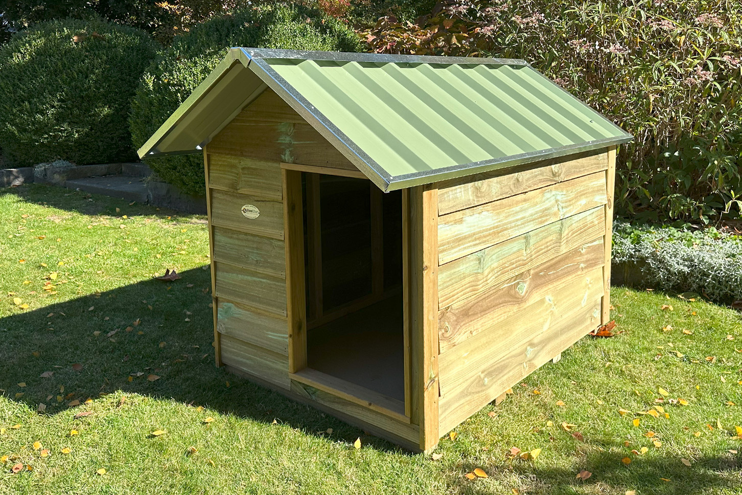 Timber Dog Kennel (Gable Roof) – Eco-Friendly & Durable - SteelChief