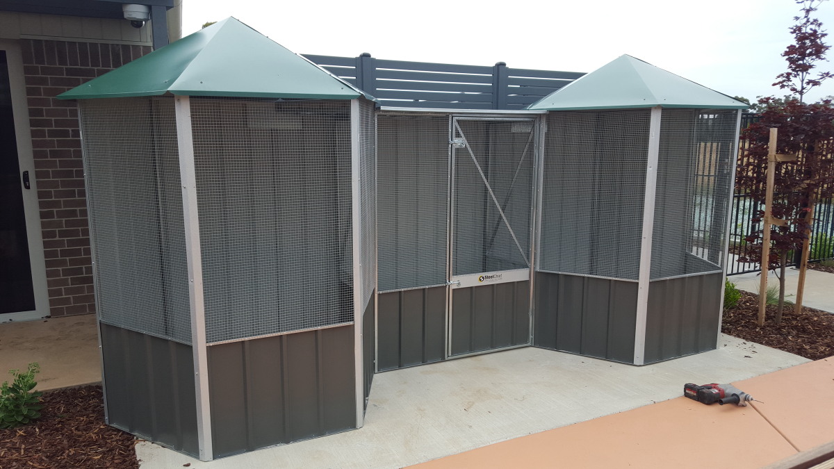 Hexagonal Bird Aviaries - Custom Made in Australia | SteelChief