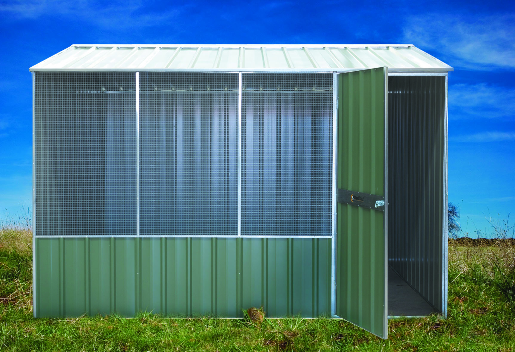 Gable Roof Bird Aviaries - Custom Made in Australia | SteelChief