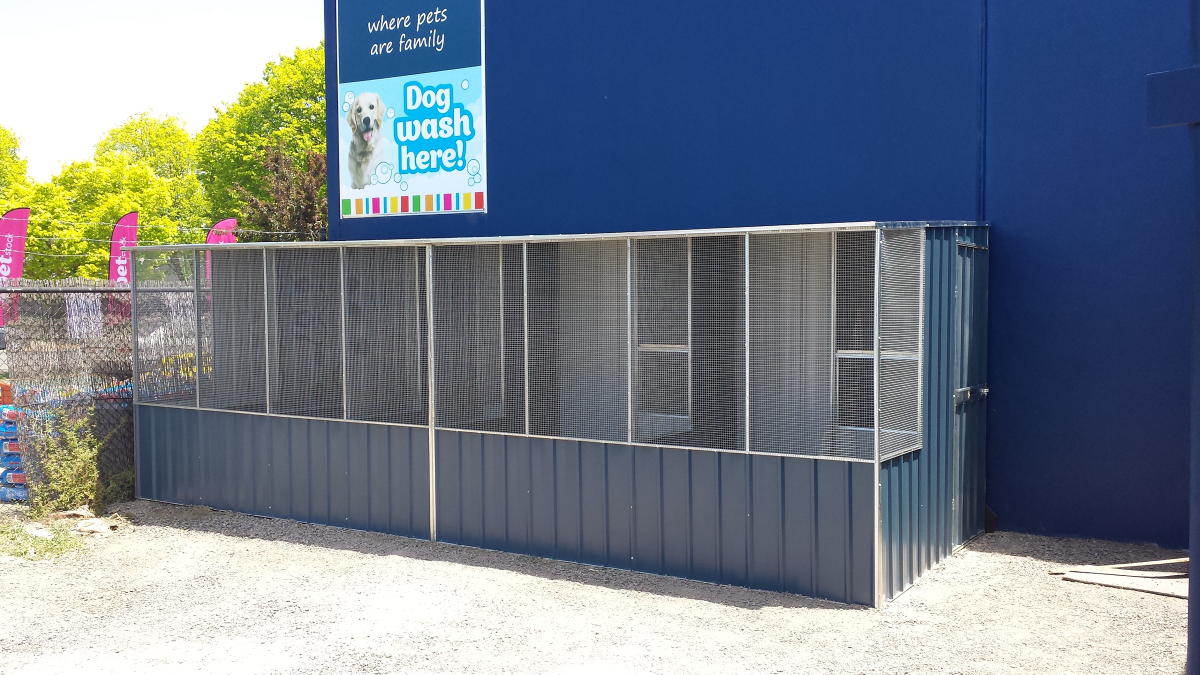 Skillion Roof Bird Aviaries - Custom Made in Australia | SteelChief